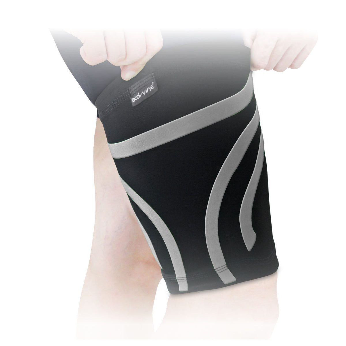 Ultrathin Compression Thigh Sleeve Plus+ – BodyVine, Inc.